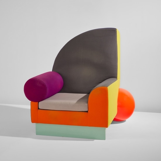 Peter Shire | Rare Bel Air armchair (1982) | MutualArt