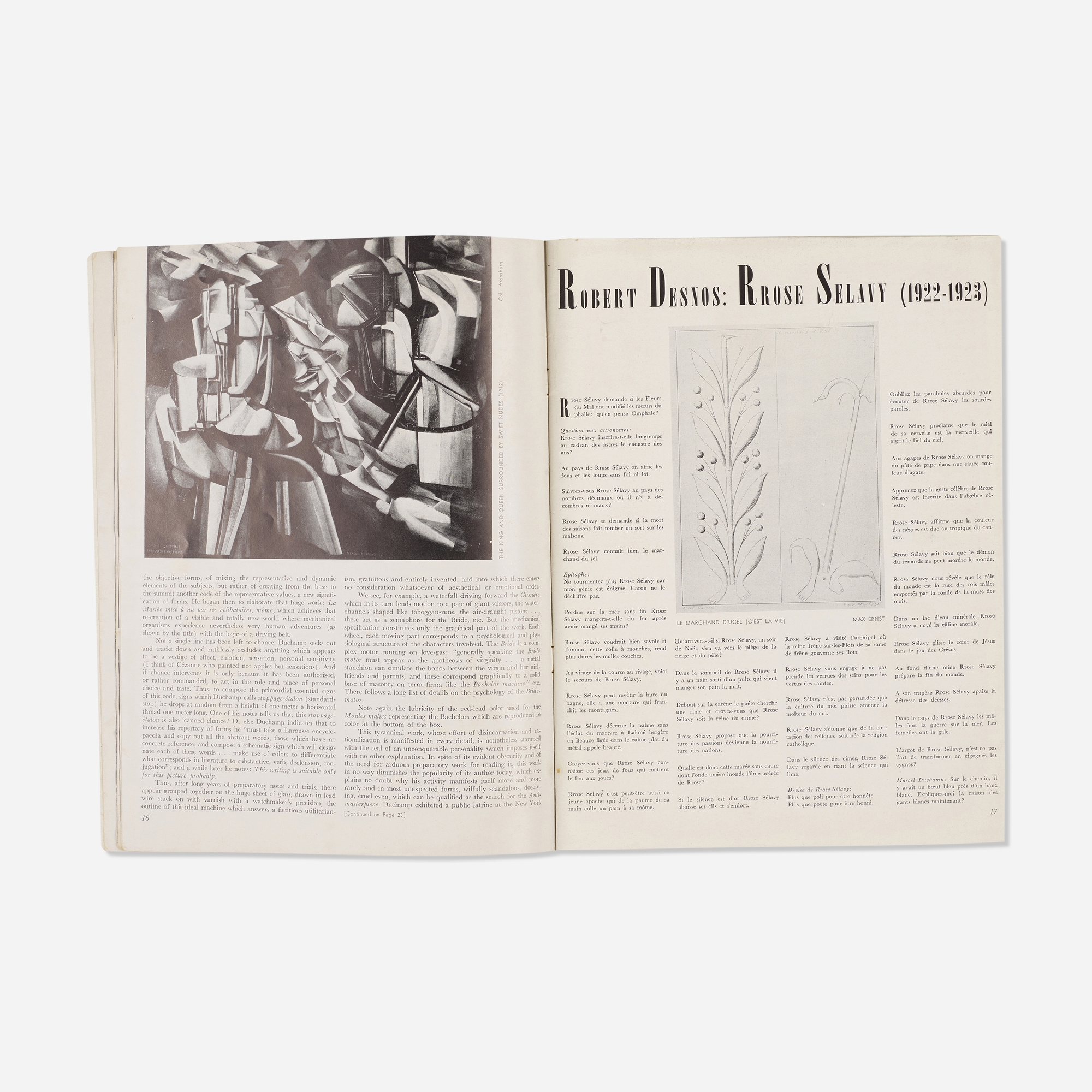 Marcel Duchamp | View magazine (1945) | MutualArt