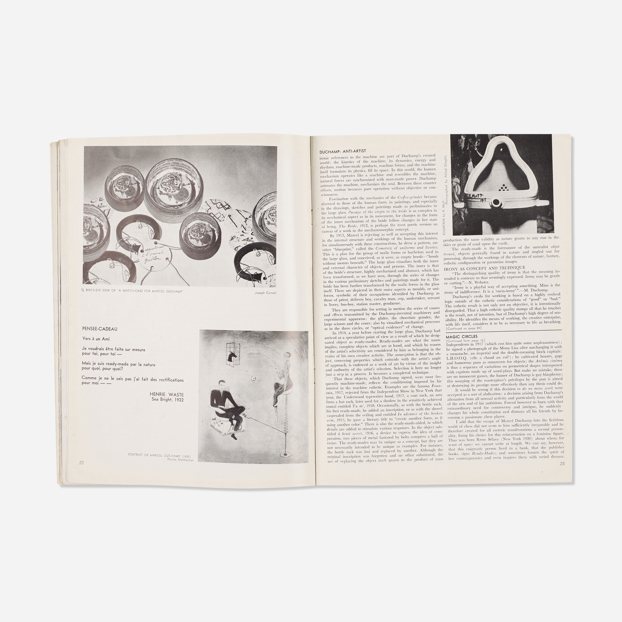 Marcel Duchamp | View magazine (1945) | MutualArt