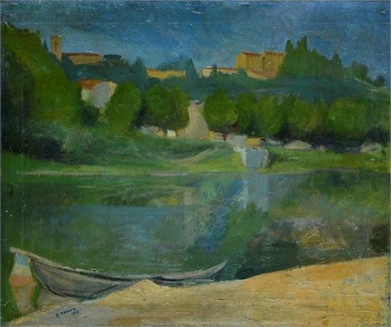 Rodolfo Marma | Morning in Bellariva (1948) | MutualArt