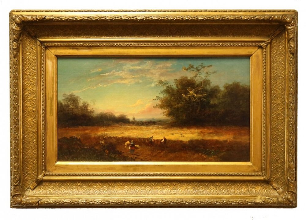 William Williams | gathering harvest at sunset | MutualArt