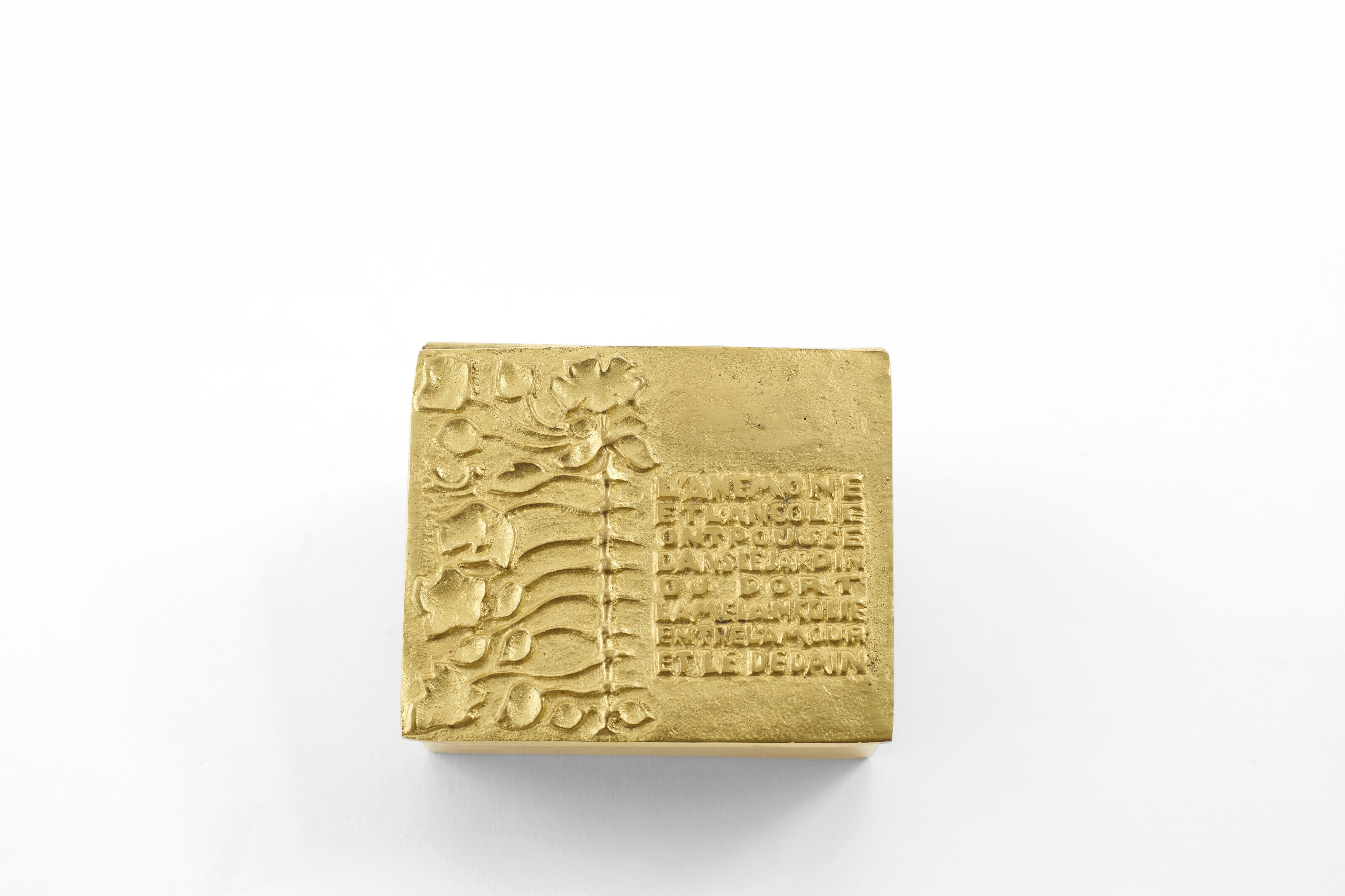 Line Vautrin | BOÎTE 'L'ANÉMONE ET L'ANCOLIE', LE MODÈLE CRÉÉ (Circa ...