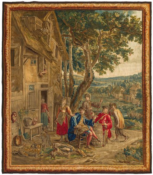 David Teniers the Younger | Le repos après la chasse (1740) | MutualArt