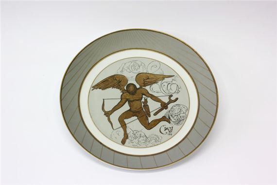 Salvador Dalí | Ceramic plate by Dalí (1979) | MutualArt