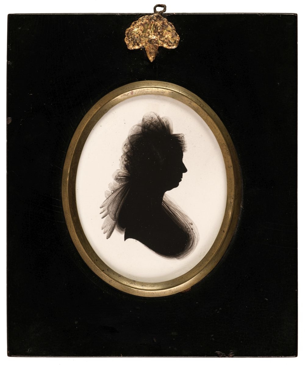 John Miers | Silhouette portrait of a gentleman and others | MutualArt