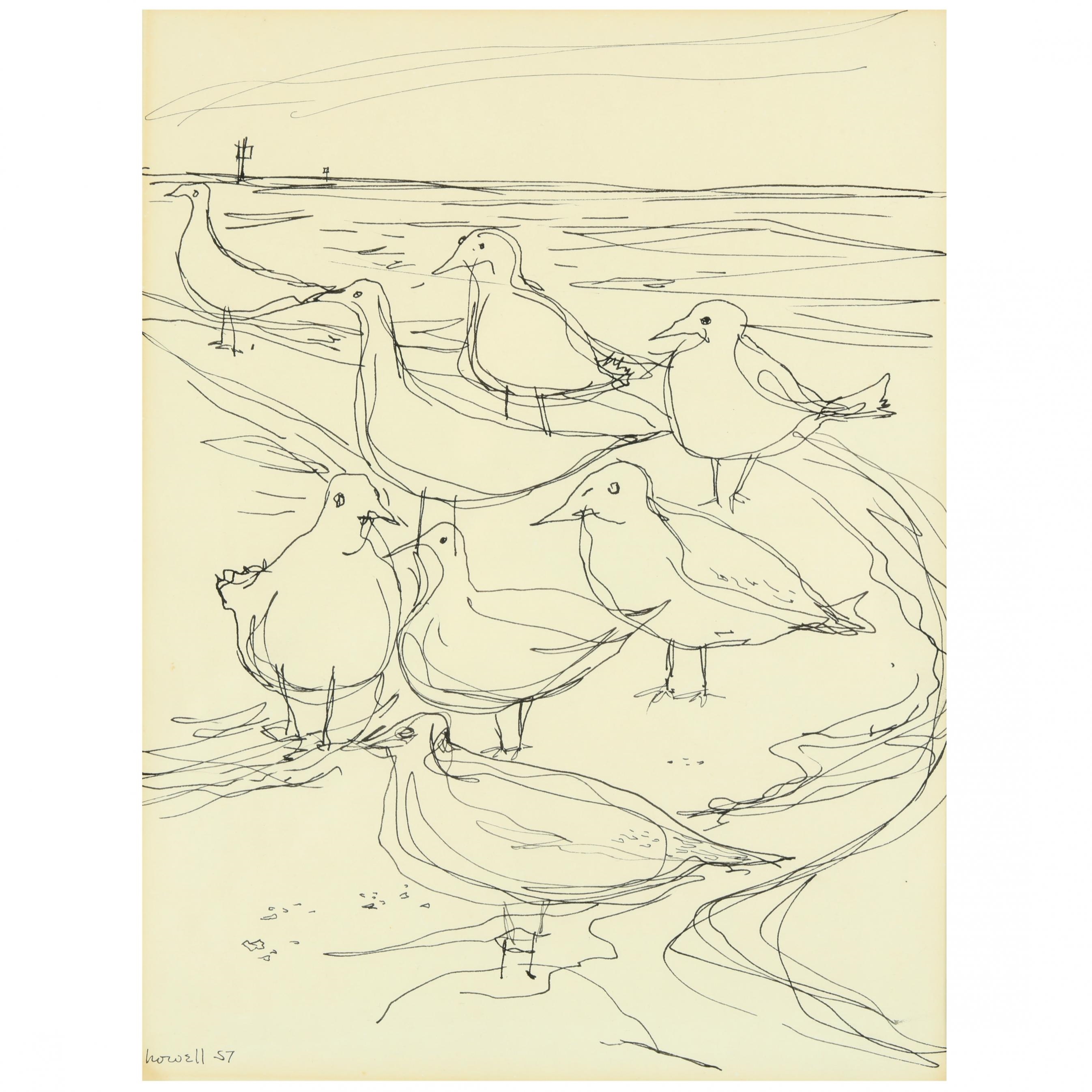 Claude Howell | Gulls (1957) | MutualArt
