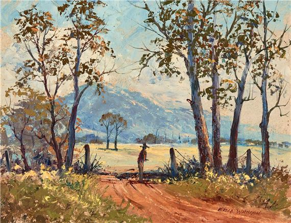 Eric Whisson | Figure in Country Landscape | MutualArt