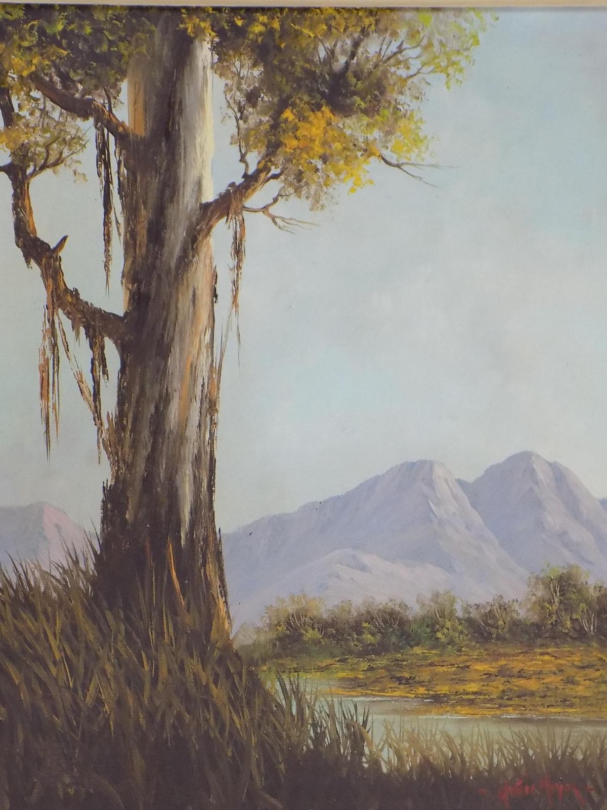 Hentie Meyer | Gum Tree alongside River | MutualArt