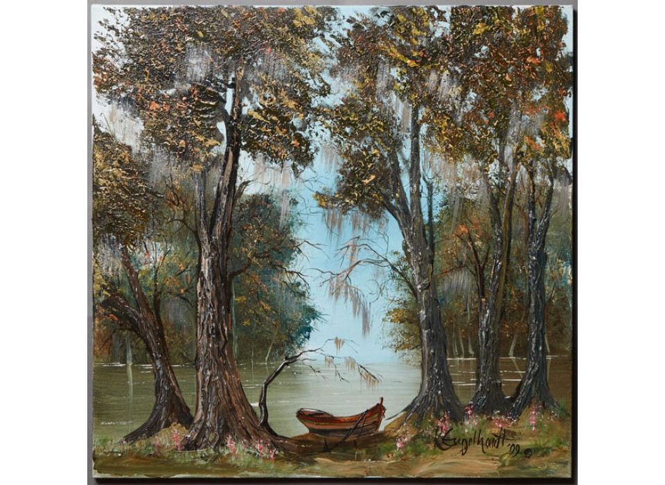 Edna Palmer Engelhardt | Southern Landscape with Spanish Moss (1930 ...