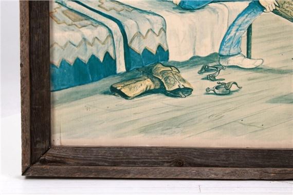 Lex Graham | Nocona Boots Advertising Poster | MutualArt