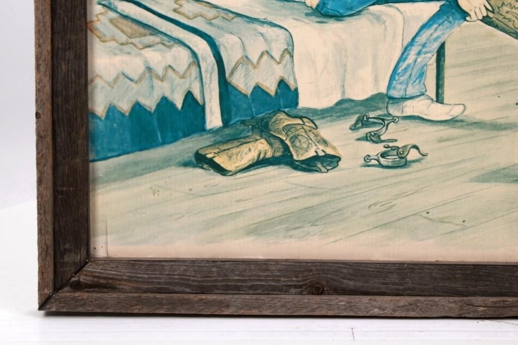 Lex Graham | Nocona Boots Advertising Poster | MutualArt