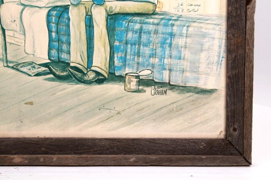 Lex Graham | Nocona Boots Advertising Poster | MutualArt