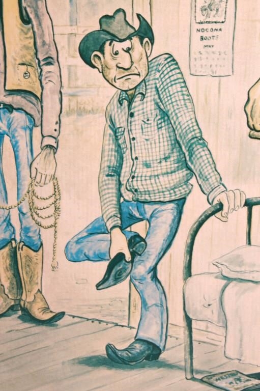 Lex Graham | Nocona Boots Advertising Poster | MutualArt