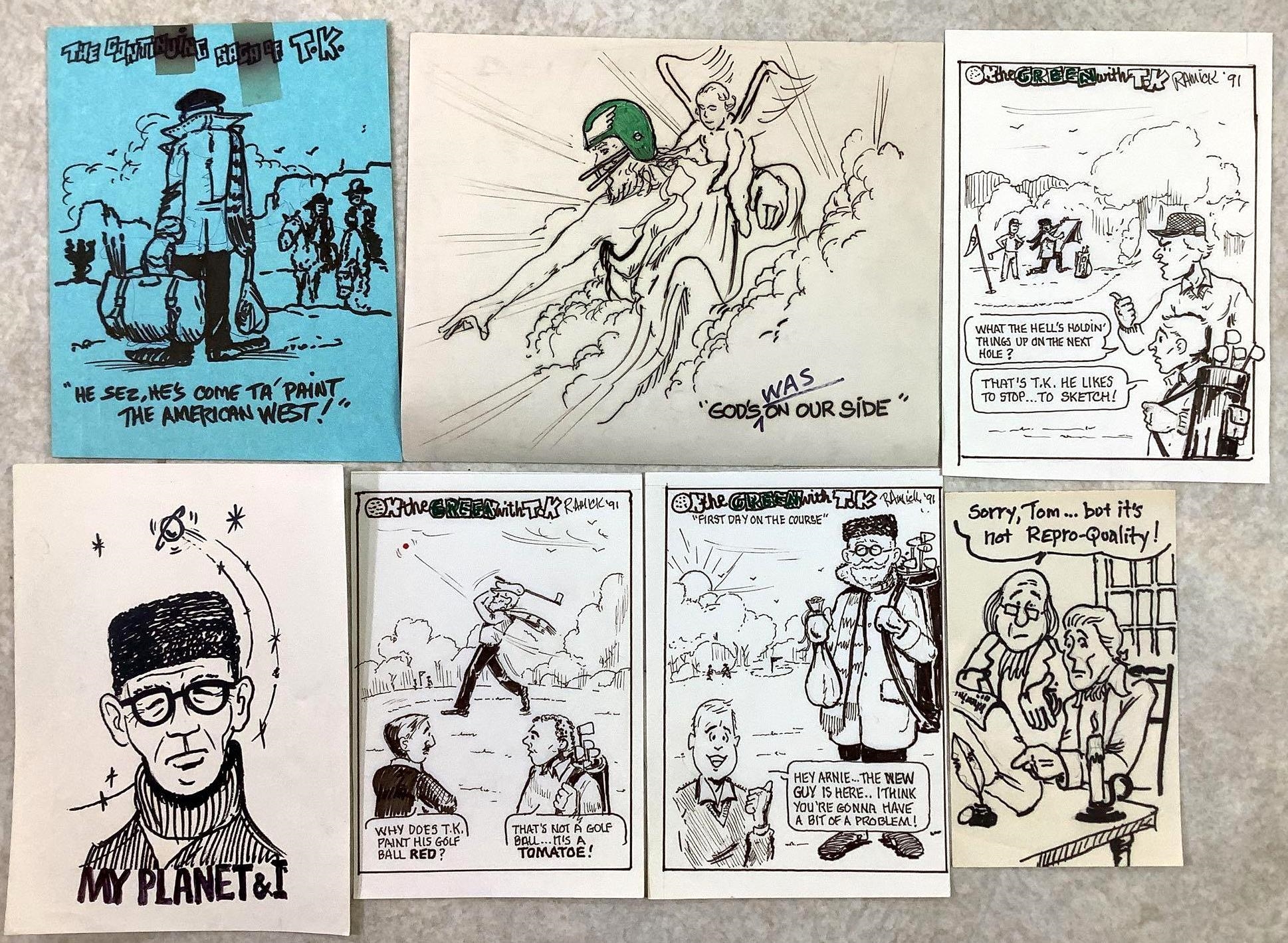 Tom King | Cartoon sketches (19) | MutualArt