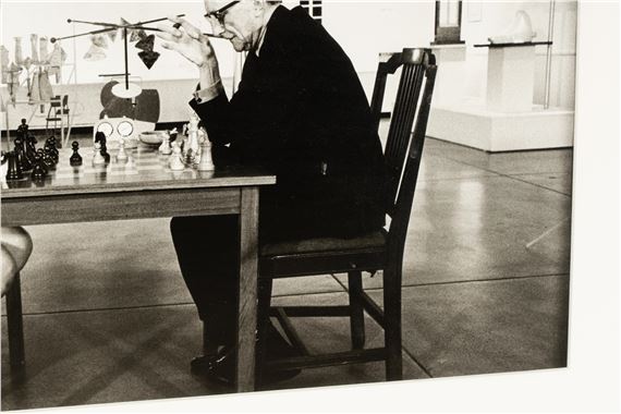 Julian Wasser | Marcel Duchamp Playing Chess with a Nude Eve Babitz ...