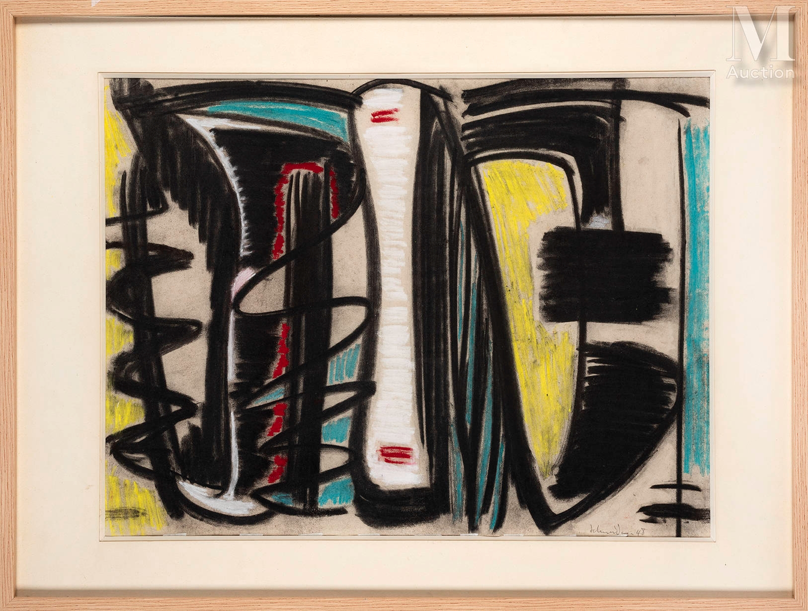 Gérard Ernest Schneider | COMPOSITION (1950) | MutualArt