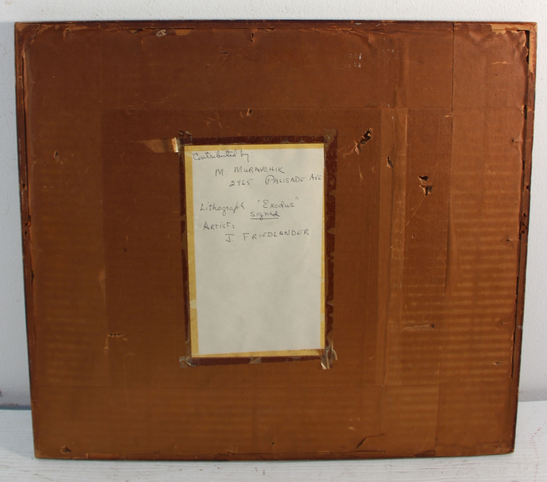 Isac Friedlander | Exodus (1931) | MutualArt