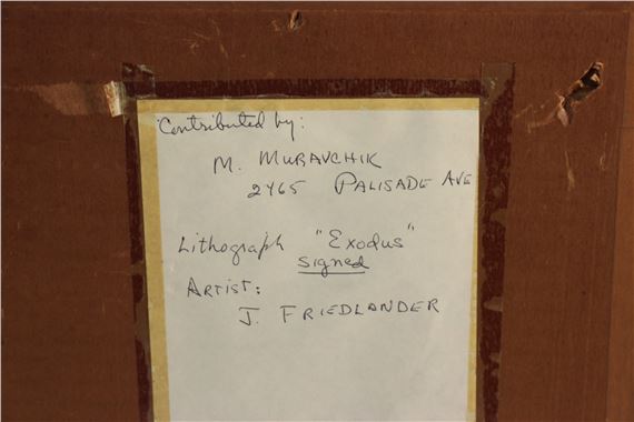 Isac Friedlander | Exodus (1931) | MutualArt