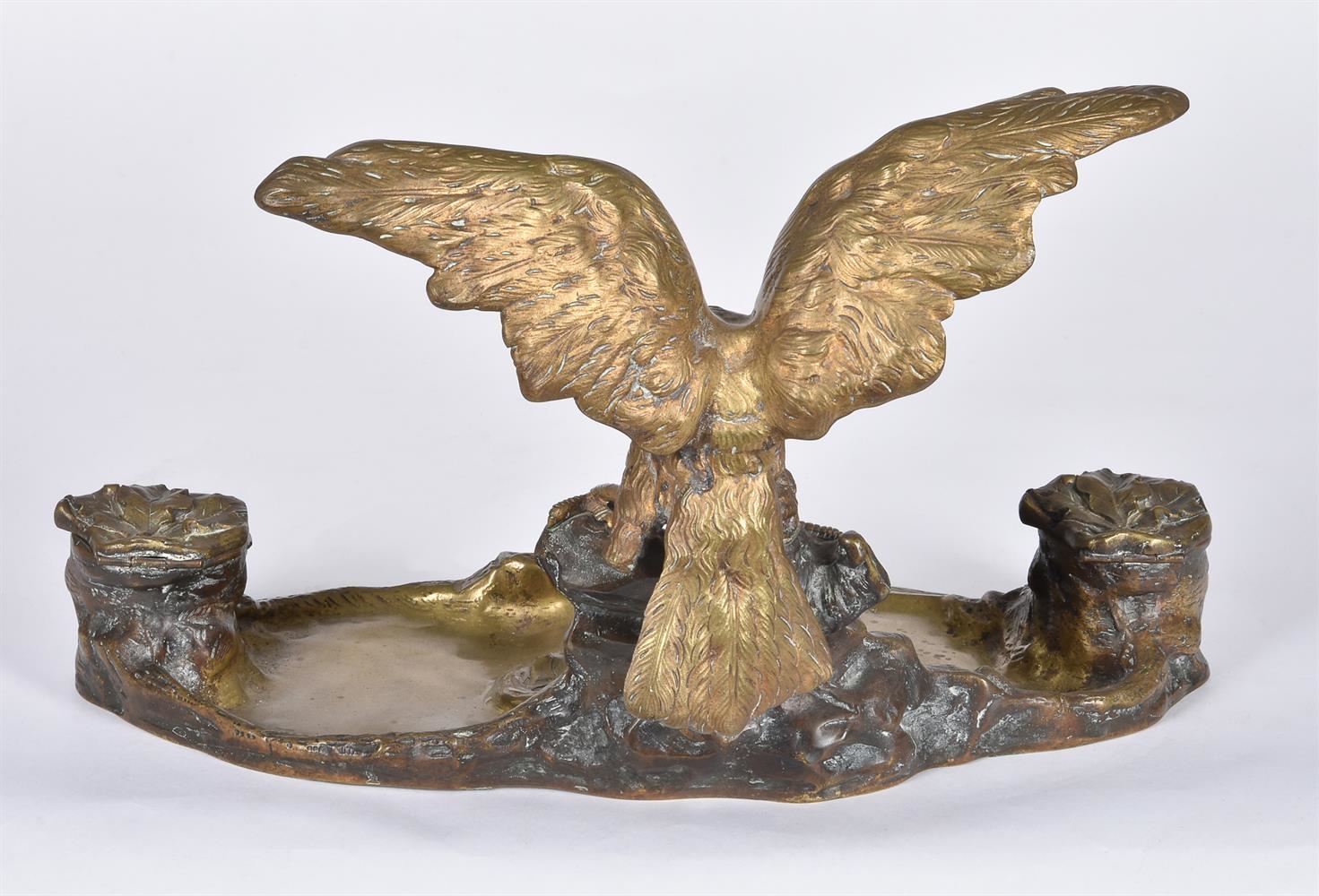 Albert Marionnet | a bronze desk stand mounted with an eagle (Early ...
