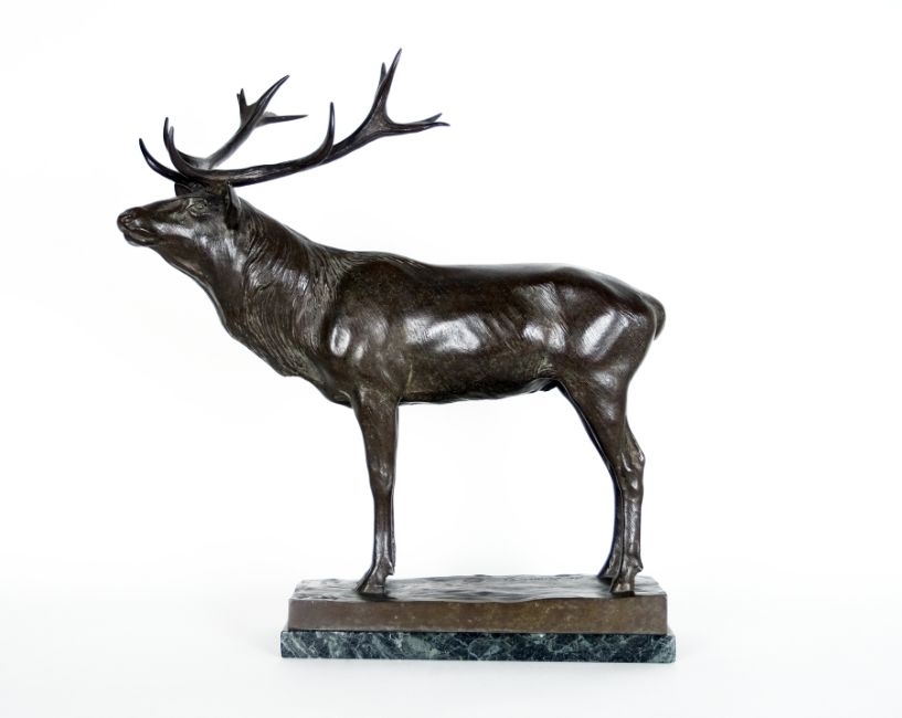 Josef Franz Pallenberg | Standing Deer | MutualArt