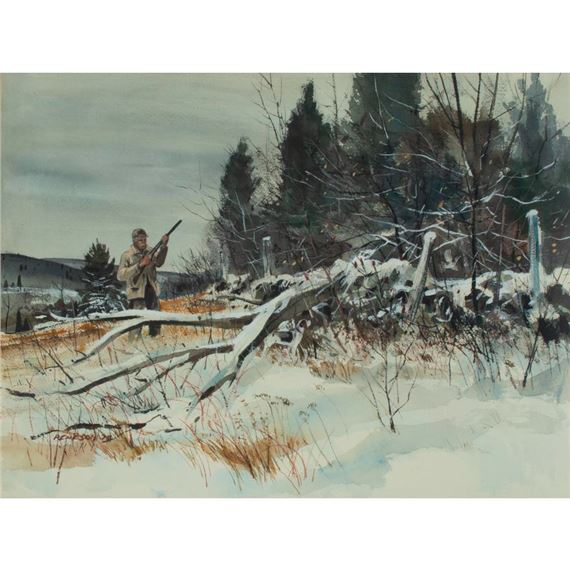 Chet Reneson | GROUSE HUNTING (1975) | MutualArt