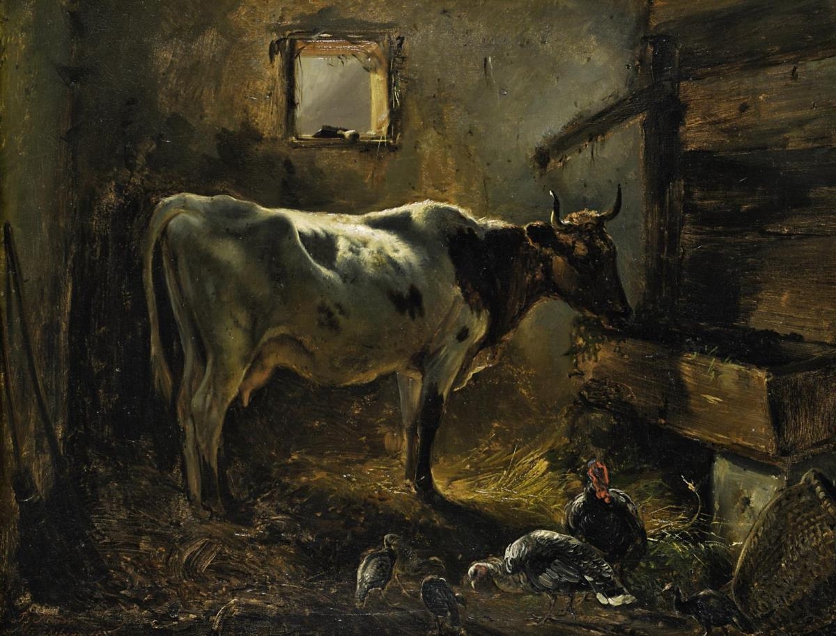 Benno Adam | Im Kuhstall (18) | MutualArt