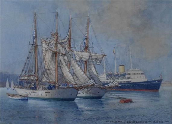 Frank Winston Shipsides | Gladden and Falken at Plymouth (2000) | MutualArt