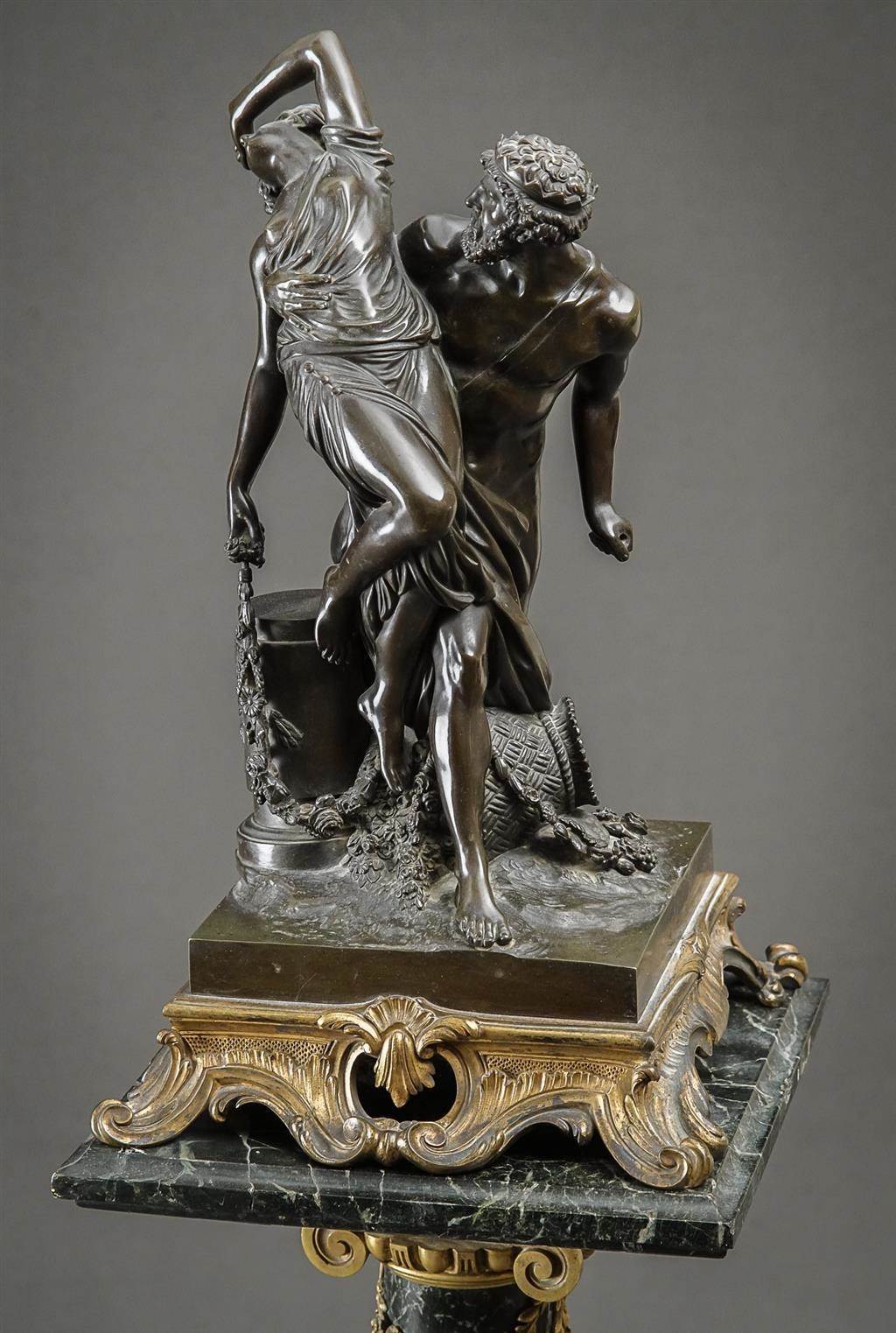 Claude Michel Clodion | Clodion 'The Abduction of Persephone' Bronze ...