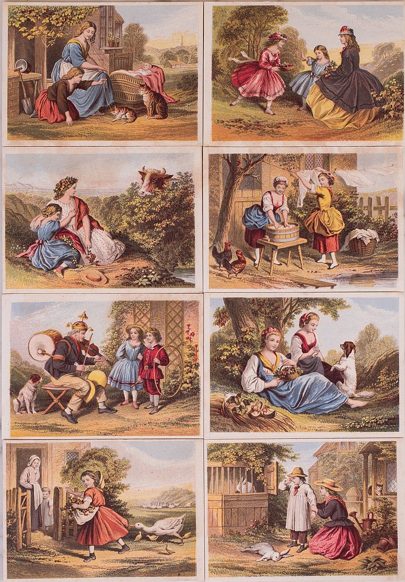 Joseph Martin Kronheim | Set of Victorian Hand-Coloured Engravings ...