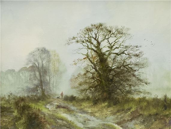 Alwyn Crawshaw | Wooded Country Lane | MutualArt
