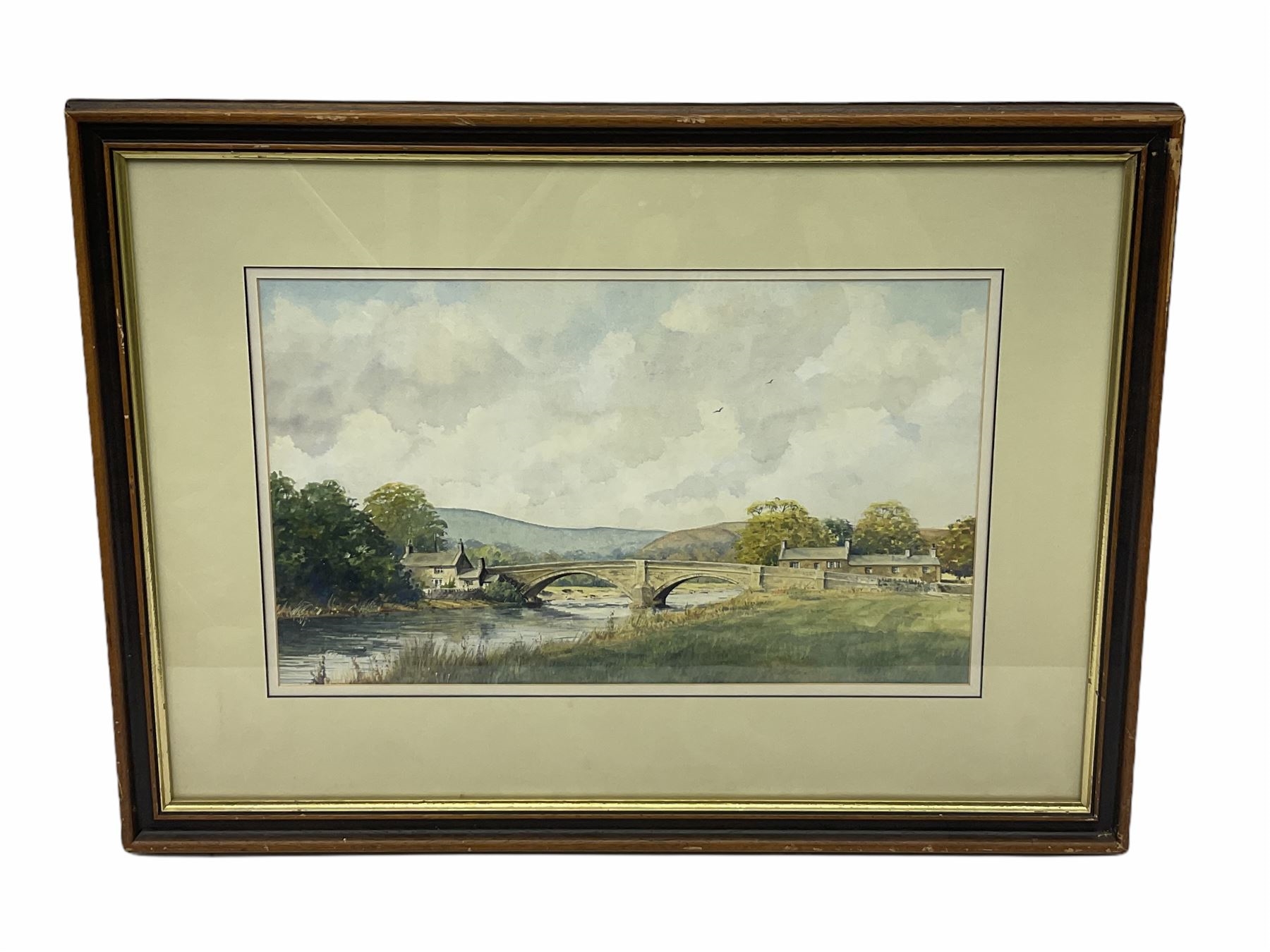 Les Packham | Rural Landscape with River and Bridge | MutualArt