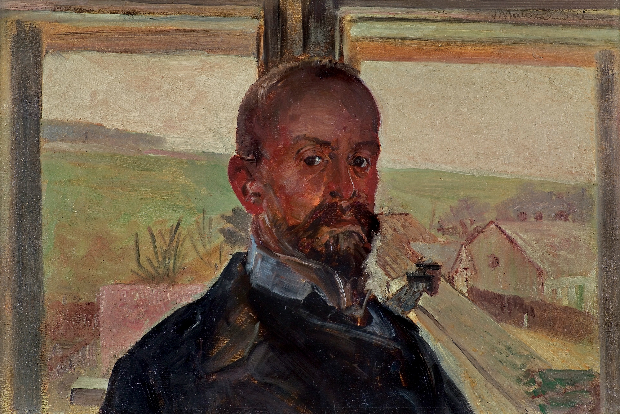 Jacek Malczewski | ARTYSTA I CHIMERA (1906) | MutualArt