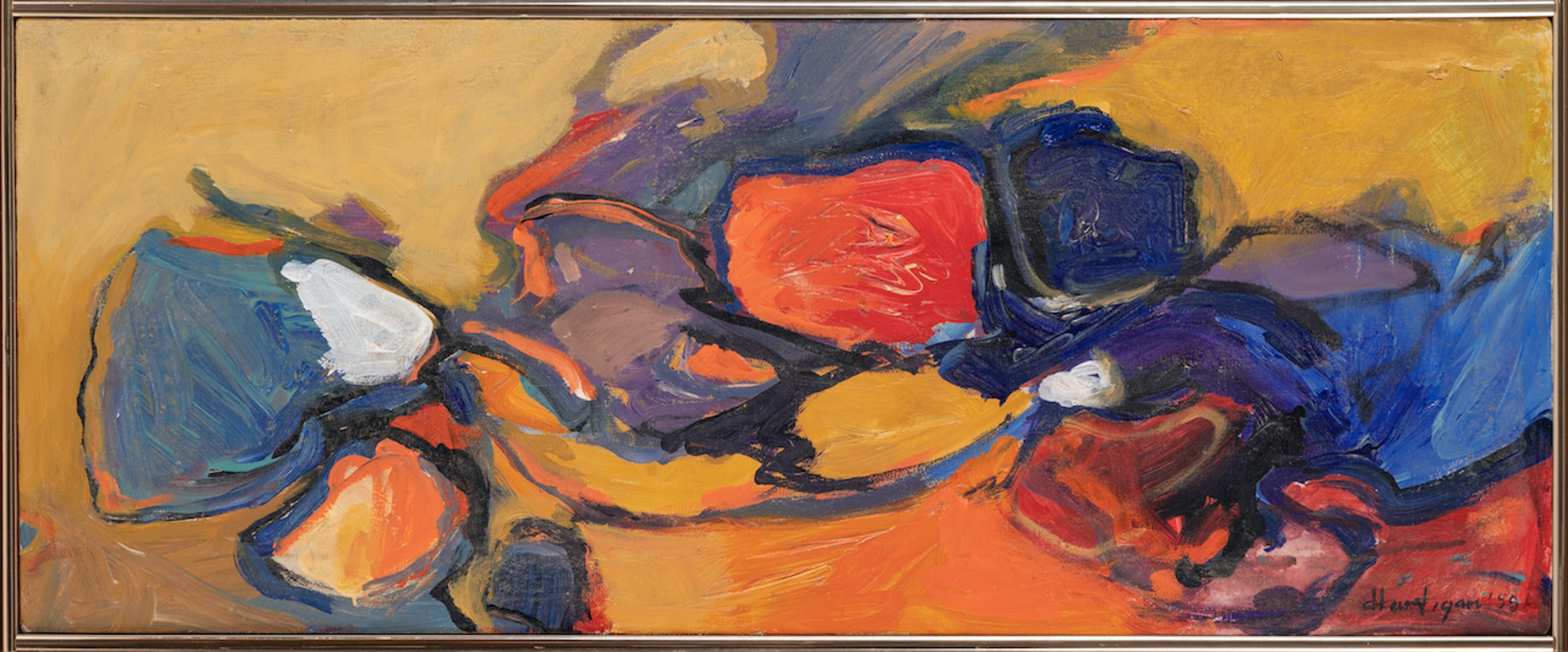 Grace Hartigan | Black Velvet Study (1973) | MutualArt