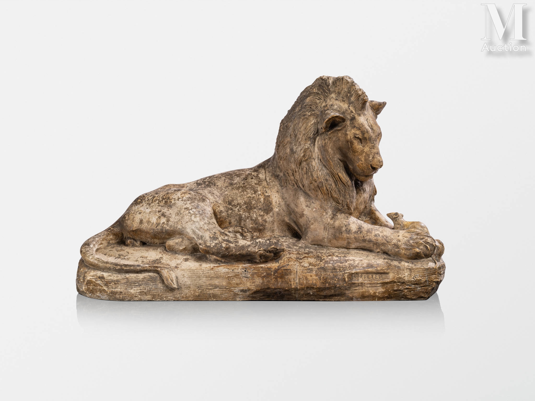 Victor Peter | The lion and the mouse | MutualArt