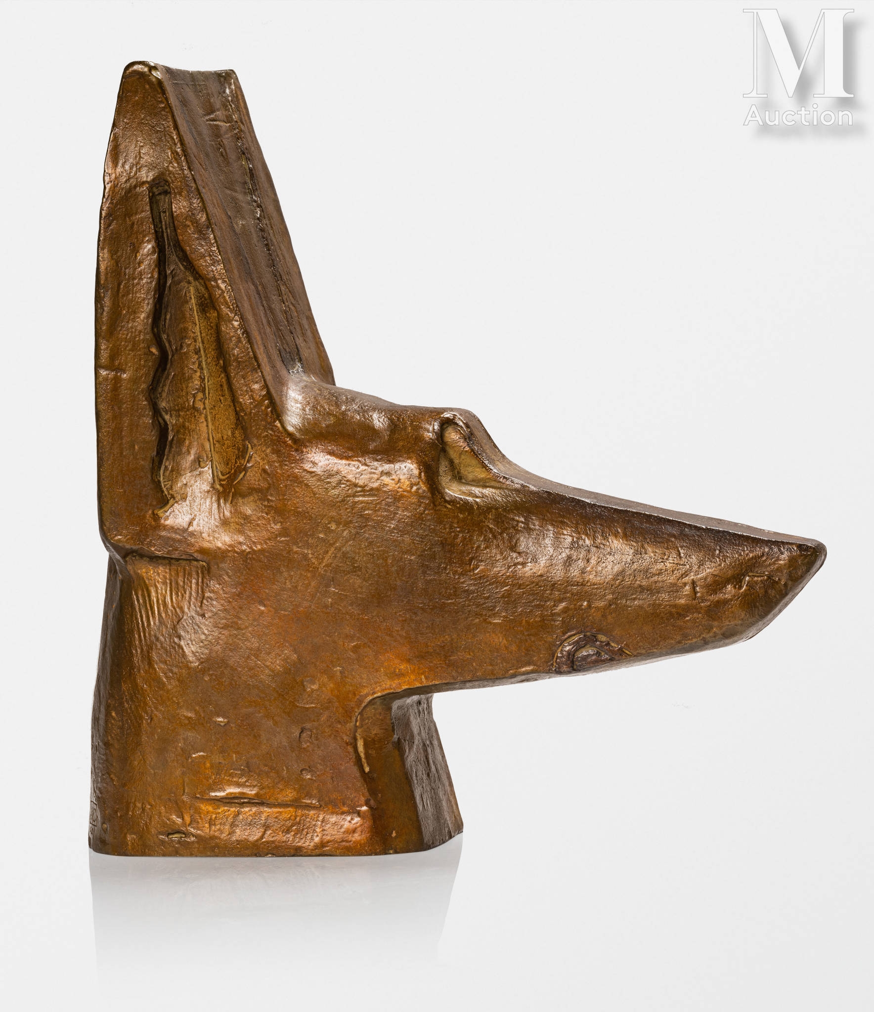 Joseph Csaky | Dog head | MutualArt