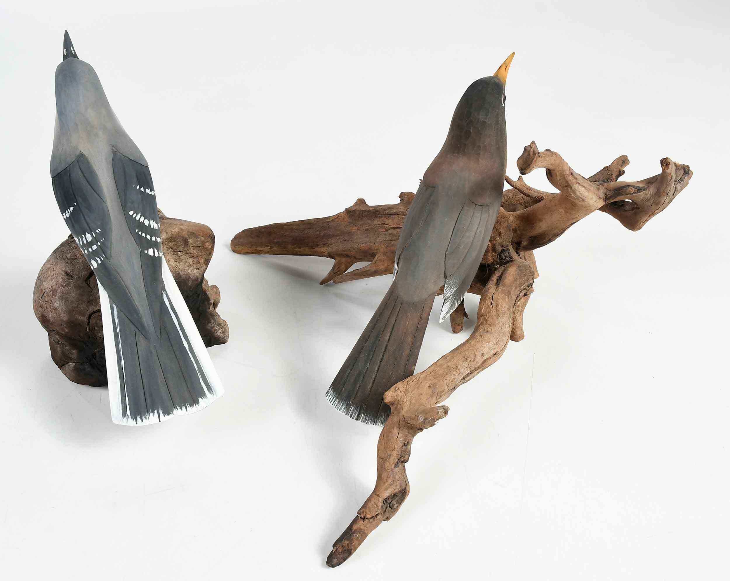 Edsel Martin | TWO BIRD FIGURAL GROUPS | MutualArt
