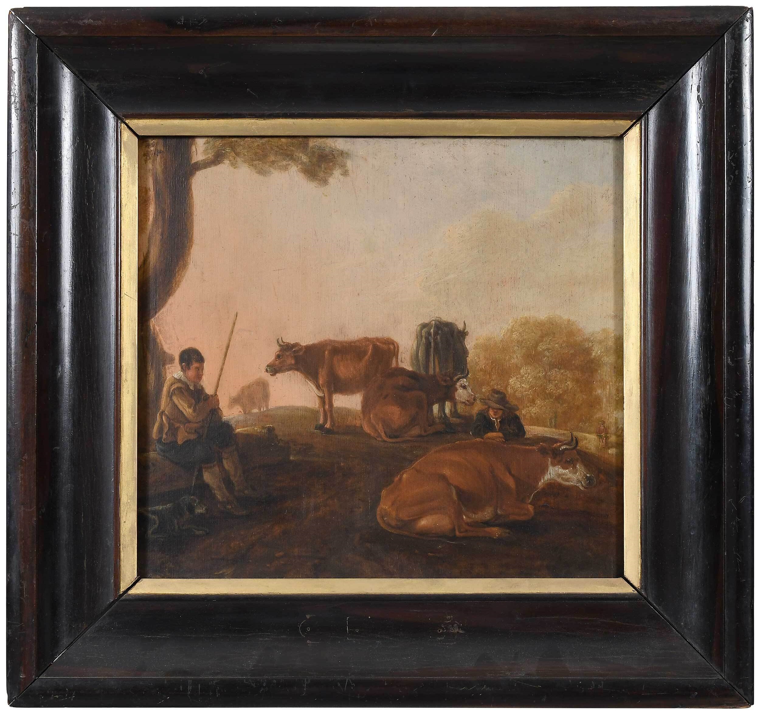 Aelbert Cuyp | Shepherd with Cattle | MutualArt