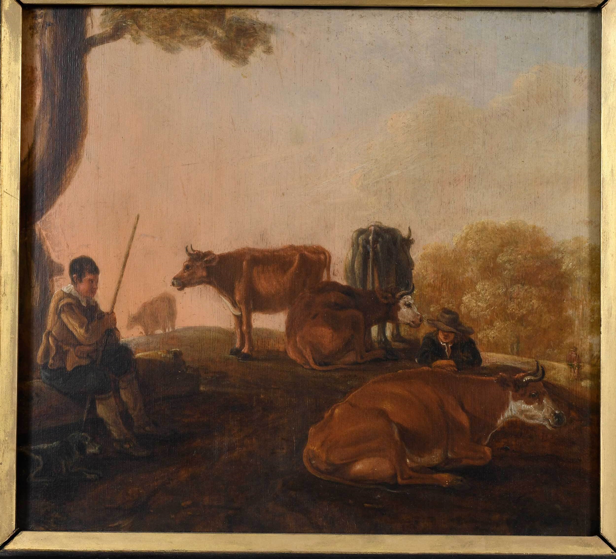 Aelbert Cuyp | Shepherd with Cattle | MutualArt