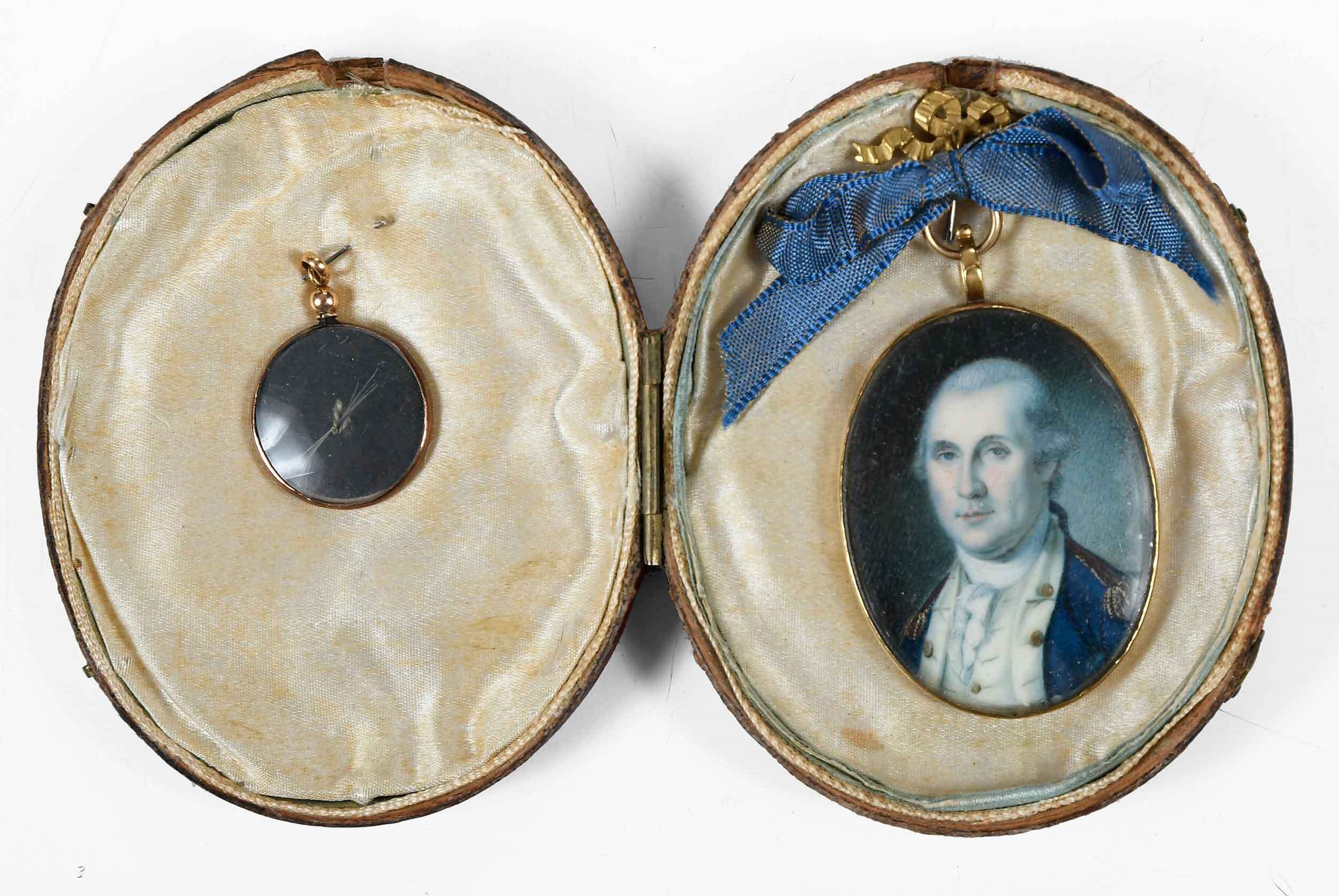 Charles Willson Peale | Portrait Miniature of General George Washington ...