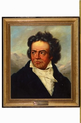 Willy Fassbender | portrait of Ludwig van Beethoven (1927) | MutualArt