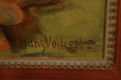 Hans Volkert | still life with white chrysanthemums in a Chinese vase ...