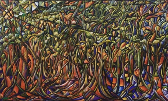 Dean Buchanan | Red Forest | MutualArt