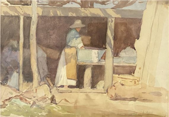 John Weeks | Washing Day | MutualArt