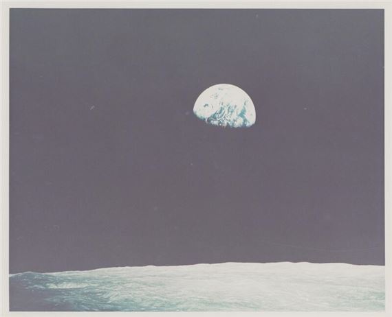Historic Space Image Historic NASA Photo Reprint: First Earthrise ...