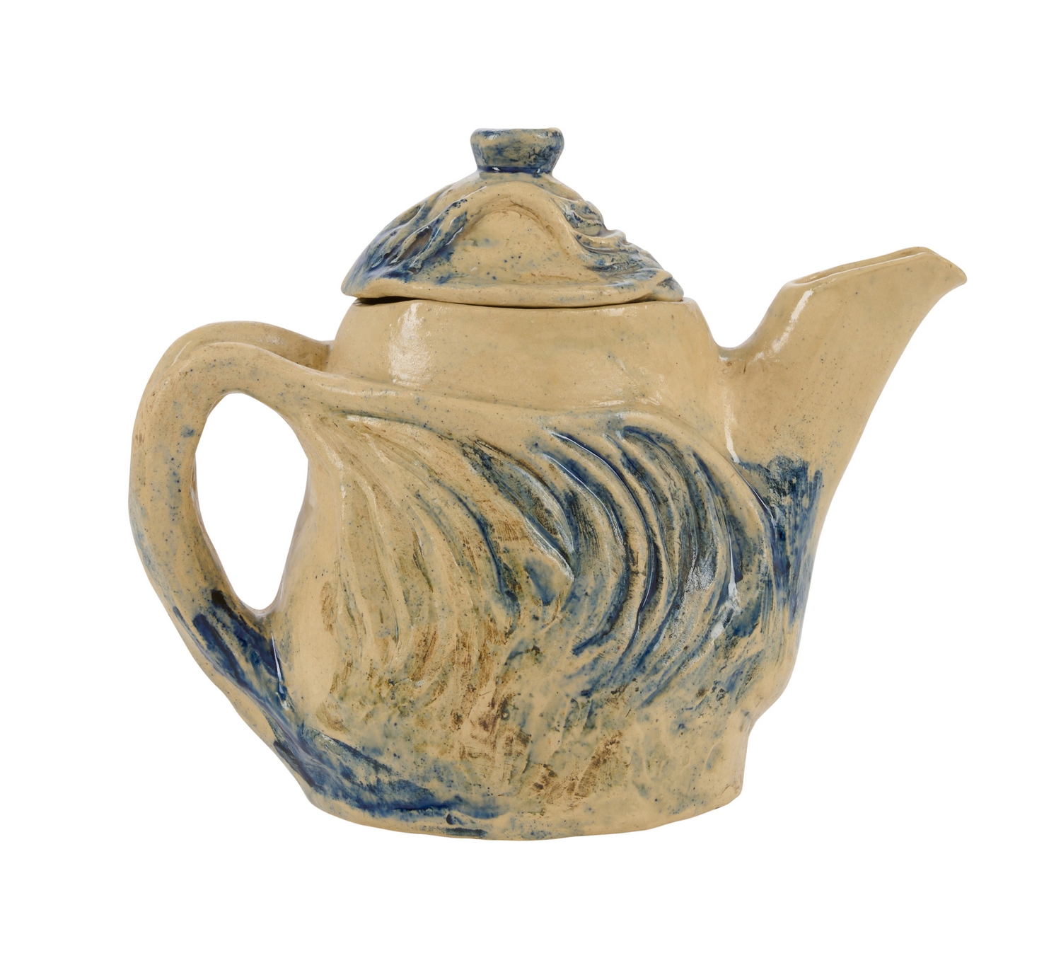 William Merric Boyd | The handbuilt teapot with windswept handle and ...