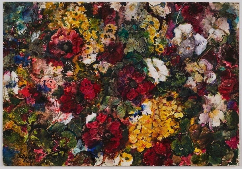 Emil Jurgen Scheibe | Blumenfenster in Oberndorf (1985) | MutualArt