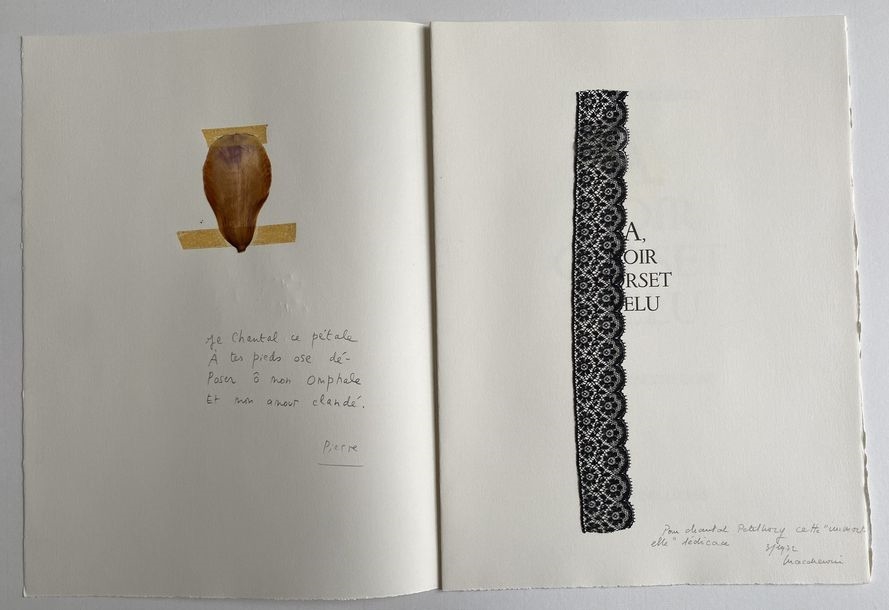 Henri Maccheroni | A, Noir corset velu (1972) | MutualArt