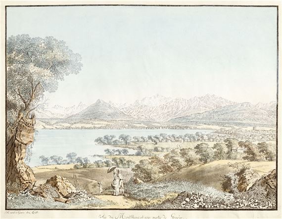 Carl Ludwig Hackert | Vue du Montblanc et une partie de Genève | MutualArt