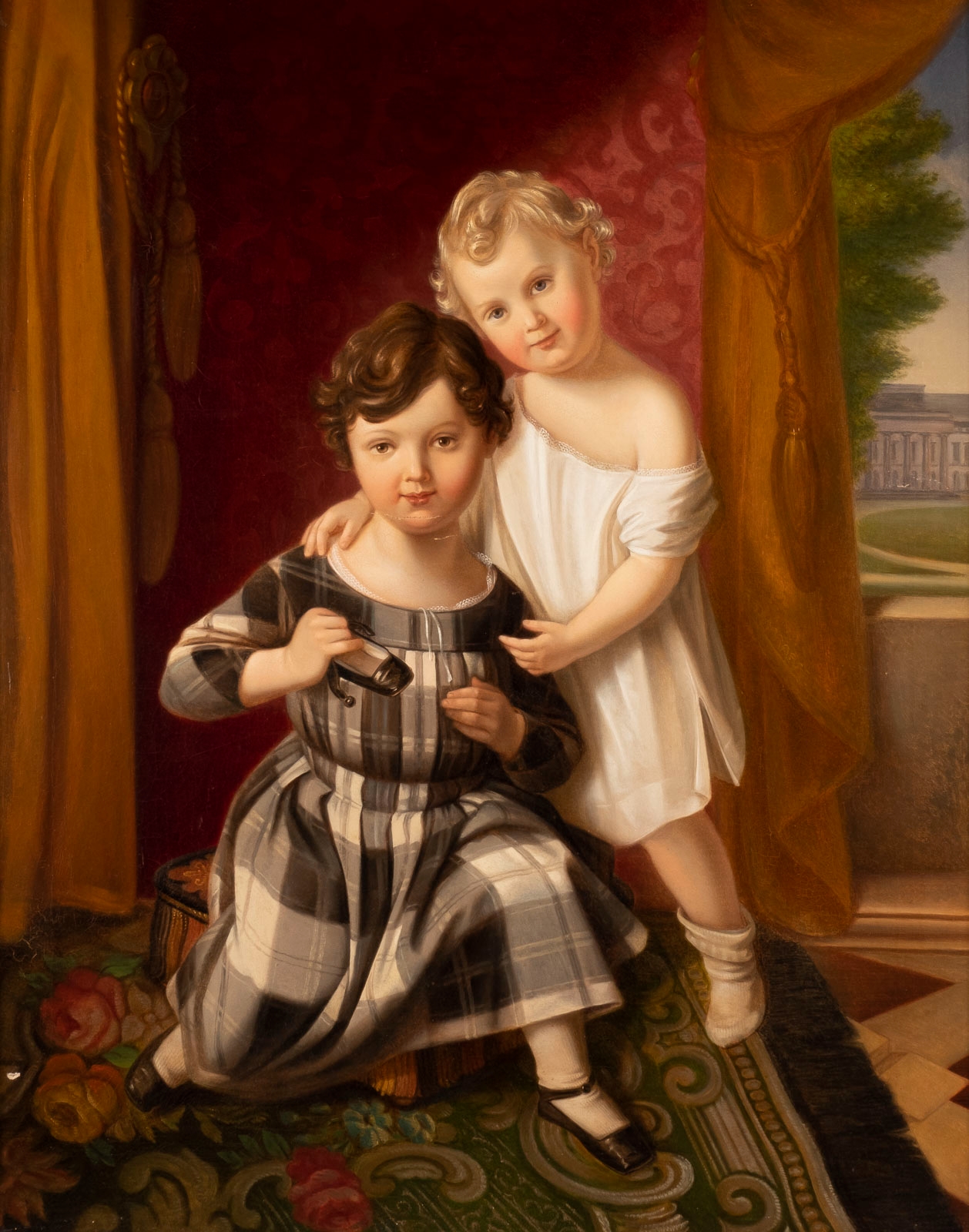 Theophil Gottlieb Gassen | DOPPELBILDNIS DER KINDER MAX UND OTTO JORDAN ...