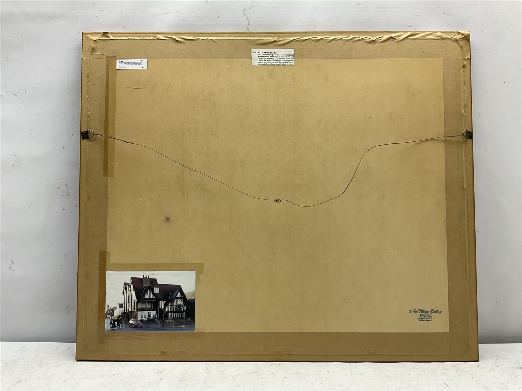 Allanson Hick | 'The Rose and Crown Beverley Bar' (1935) | MutualArt